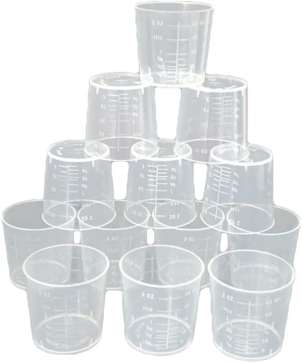 Amazon.com: 25pcs Measuring Cup Graduated Measuring Beaker Measurement ...