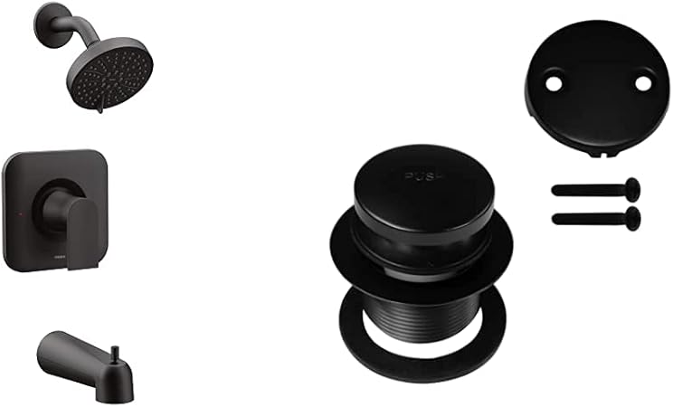 Moen T2473EPBL Genta Posi-Temp Pressure Balancing Eco-Performance ...