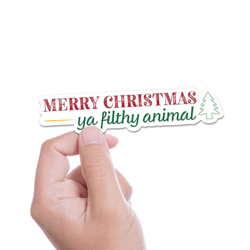 Amazon.com: Merry Christmas Ya Filthy Animal Holiday Movie Quote ...