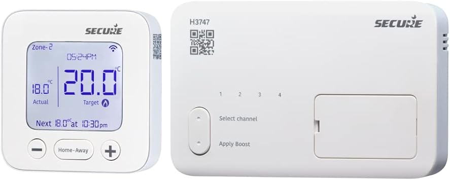 Secure Meters Horstmann H3747 4 Channel Programmable Room Thermostat ...