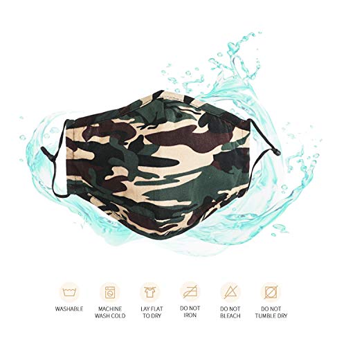 (51% OFF Deal) Camo Cloth Face Mask 3Pcs $9.80 - Mojosavings.com