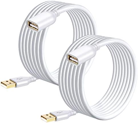 Amazon.com: Costyle USB Extension Cable White, 2-Pack 2.0 6ft/2m USB ...