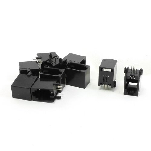 BIG BOOM® 10Pcs RJ9 RJ10 RJ22 4P4C Jacks 4-Position Phone Handset ...