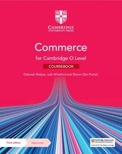 Commerce for Cambridge O Level Coursebook with Digital Access (2 Years ...