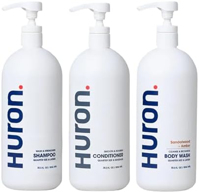 Amazon.com : Huron Shower Kit for Men and Women – Shampoo, Conditioner ...