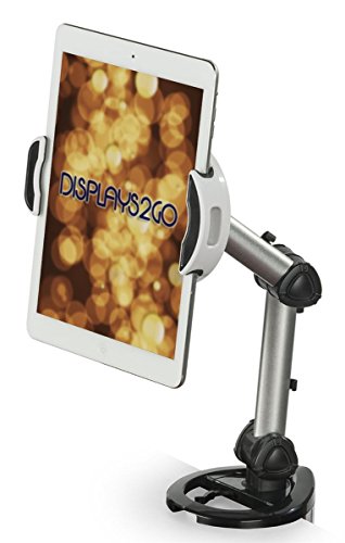 Displays2go iPad Table Clamp, Holder for iPad 1-4 and iPad - Want It All