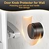 Amazon.com: Door Stoppers for Wall Protector with Adhesive, Aluminum ...