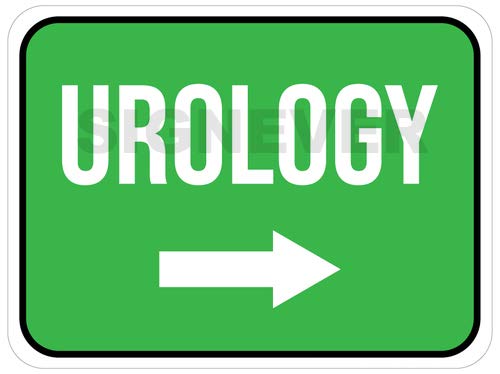 SIGN EVER Urology Right Side Arrow Hospital Information Printed Sign ...