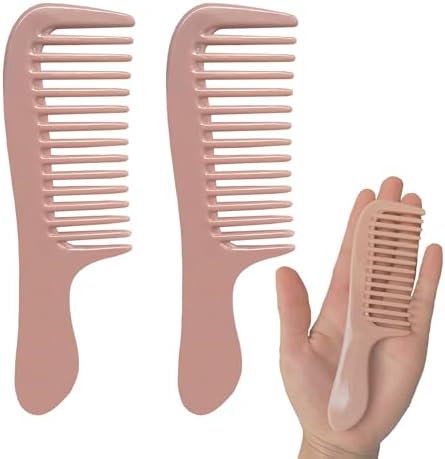 Amazon.com : Mini Wide Tooth Comb - Small Travel Purse Hair Detangling ...