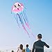 Amazon.com: JEKOSEN 2024 Large Easy to Fly Kite Pink Jellyfish Kite 40 ...