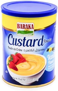 Amazon.com : Baraka's Custard Powder, Vanilla Flavor. (300g) : Grocery ...