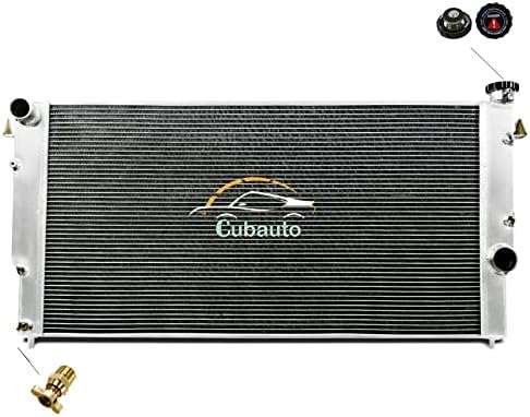 Amazon.com: ALLOYWORKS CU1553 Full Aluminum Radiator for 1994-2002 ...