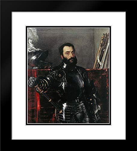 Portrait of Francesco Maria Della Rovere, Duke of Urbino 20x22 Black ...