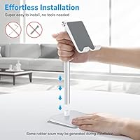 OMOTON Phone Stand, Angle Height Adjustable Vertical Desktop Mobile ...