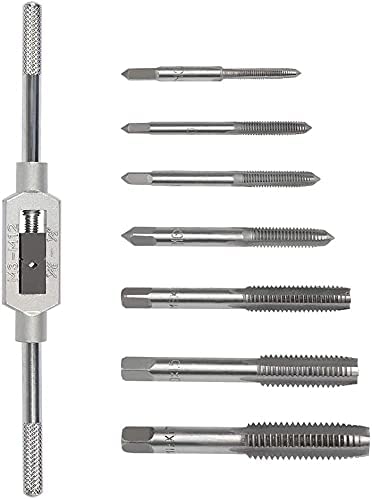 ISC 8PCS Tap Wrench Set, Metric Tap Set, Tap Machine Hand Screw Thread ...