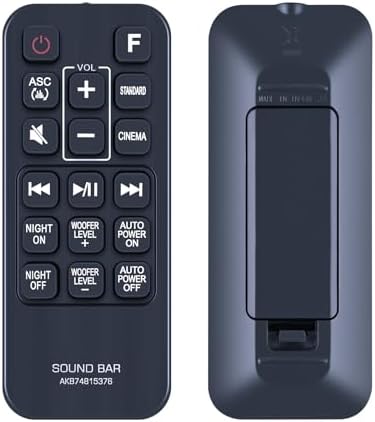 TCNOUMT New AKB74815376 Replacement Remote Control for LG Soundbar ...