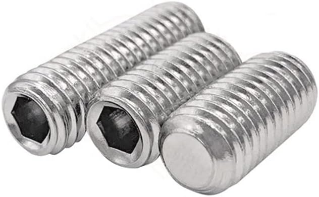 Amazon.co.jp: Lfangsh-六角ボルト M6 M8 M10 M12 M16 DIN913 304ステンレス鋼アレンヘッドヘックスヘキサゴンソケットフラットポイントセットネジ端 ...