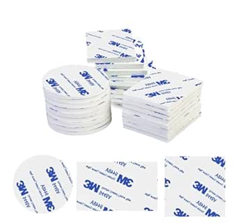 60pcs Double Sided Sticky Pads, 3M Double Sided Foam Tape Self Adhesive ...