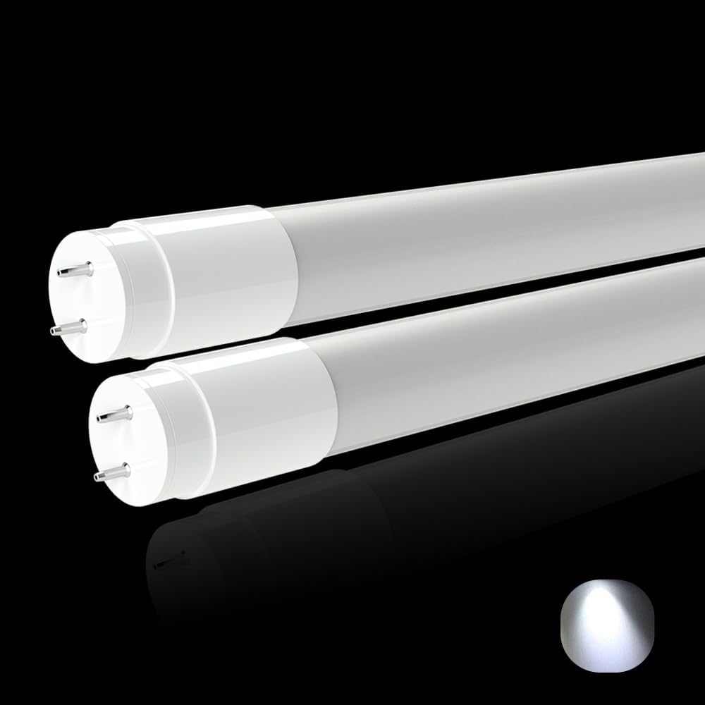 Amazon | 【1本-200本】昼光色6000K LED蛍光灯 40W形 直管 120cm 消費電力18W 全光束3600LM グロー式工事不要 超省エネタイプ T8 1198mm 40w ...