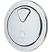 Thomas Dudley 73.5mm Vantage Dual Flush Round Push Button Chrome 327732 ...