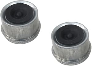 Amazon.com: USonline911 2Pack Trailer Axle Dust Cap Cup Grease Cover ...