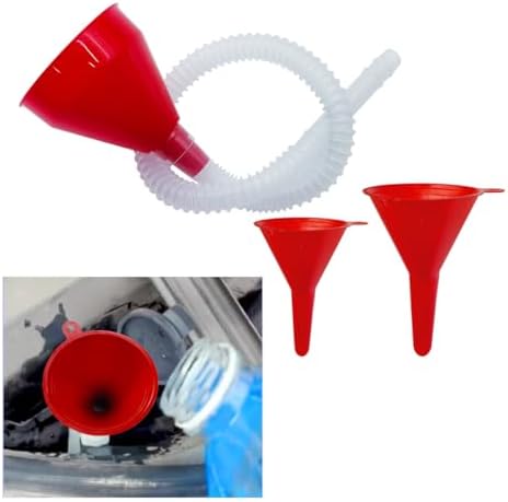 Amazon.com: 3 PCS Automotive Oil Funnels Set, Wide Mouth Fuel Funnel ...