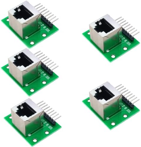 Amazon.com: XUGERIP 5 PCS RJ45 8 Pin Breakout Board Kit, Adapter Board ...
