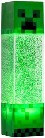 Minecraft Creeper Glitter Motion Light | 12-Inch Fun Mood Light LED ...