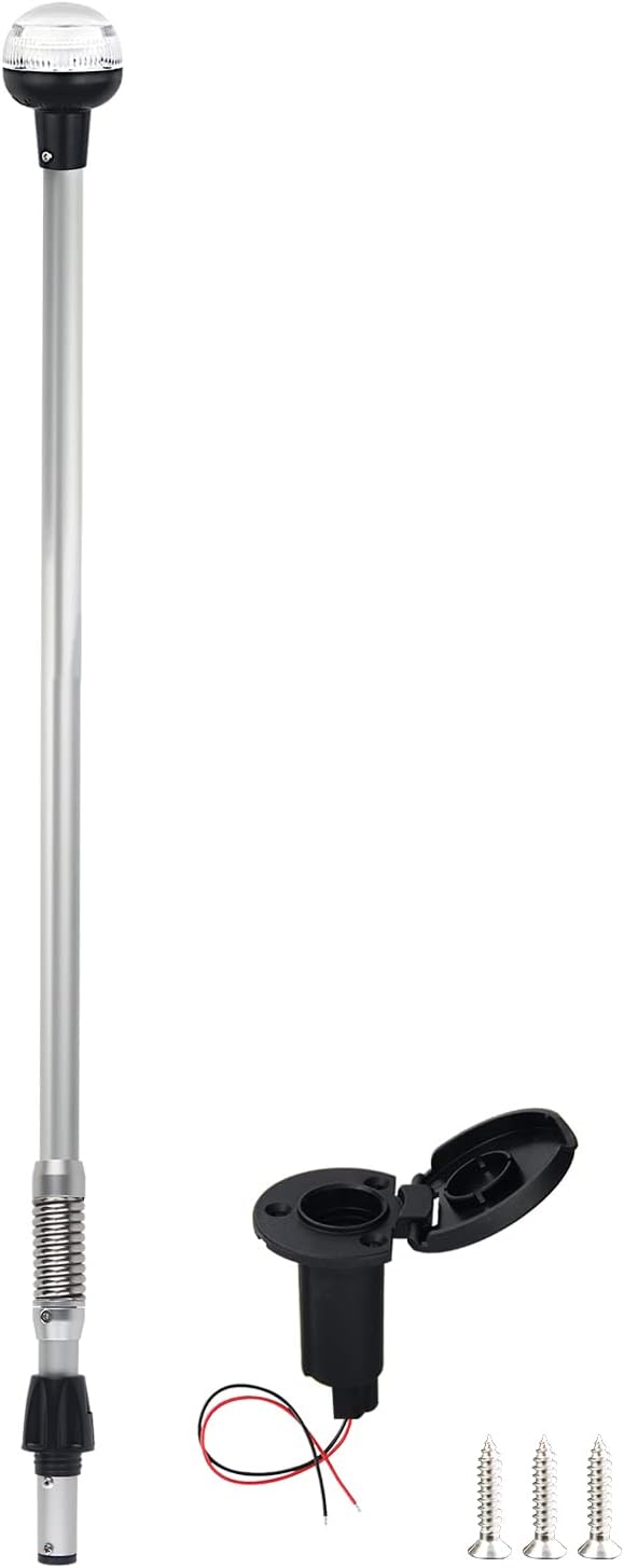 Amazon.com: Boat Stern Light Anchor Light LED Marine Navigation Lights ...