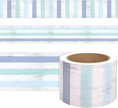 Amazon.com: Ceiba Tree Calming Blue Teal Bulletin Board Border Vintage ...