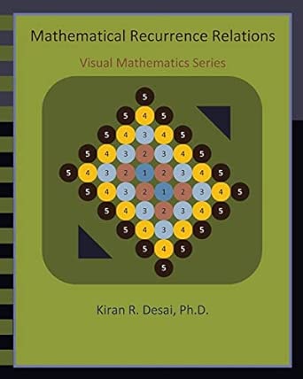 Amazon | Mathematical Recurrence Relations (Visual Mathematics) | Desai ...
