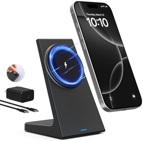 20w Fast Mag-Safe Charger Stand,Stickable Desk Magnetic Wireless ...