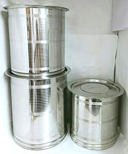 Buy Stormic Stainless Steel Storage Heavy Kothi/Drum/PAWALI/Tanki Set ...