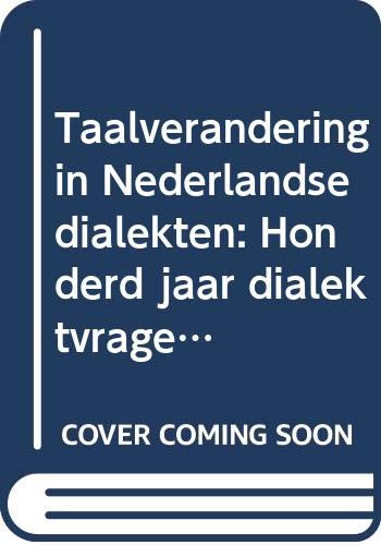 Amazon.com: Taalverandering in Nederlandse dialekten: Honderd jaar ...