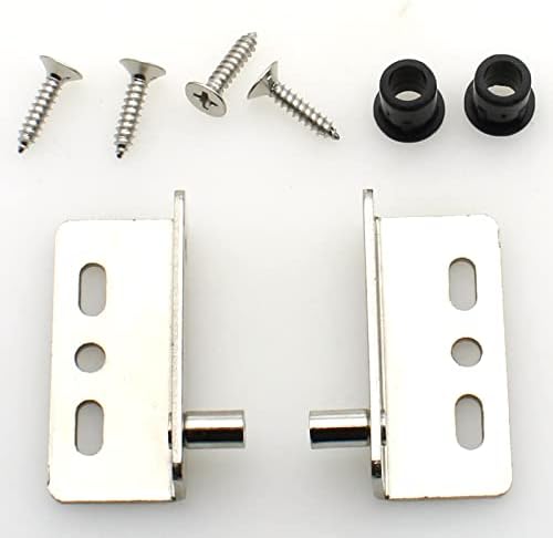 LBTODH 2 Pack Pivot Hinges with Bushing Concealed Shaft Door Hinges for ...