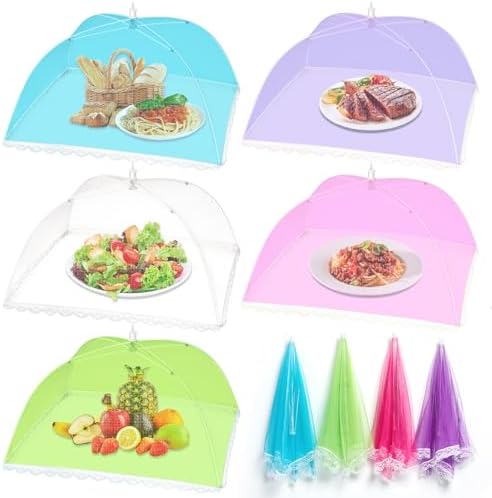 Amazon.com: 5 Pack Food Cover Tents, Pop-Up Food Tents, Food Covers for ...