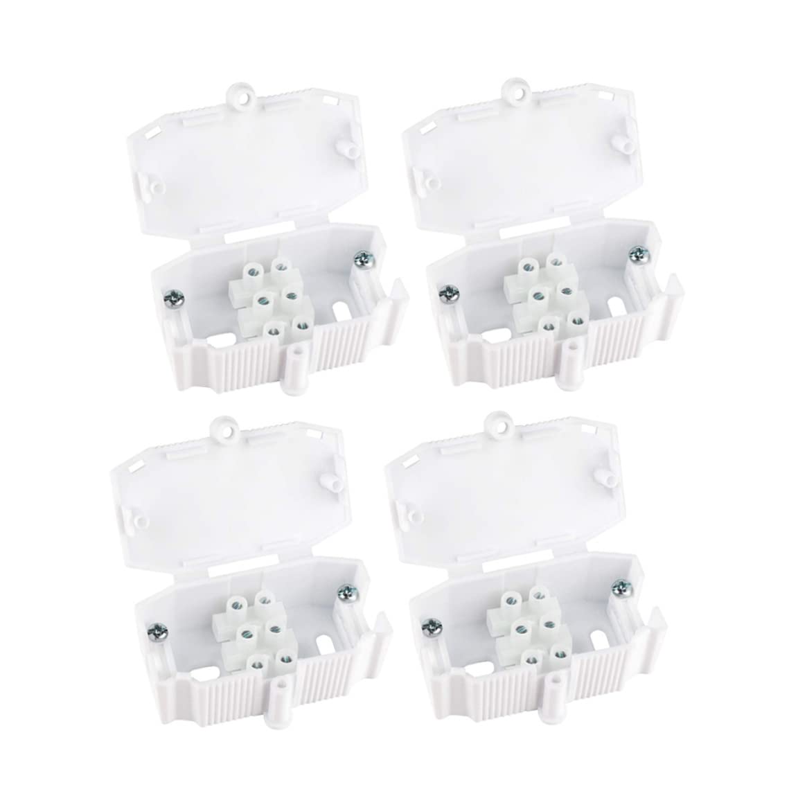 Eioflia Waterproof Junction Box 3 Way Electrical Junction Box Plastic ...