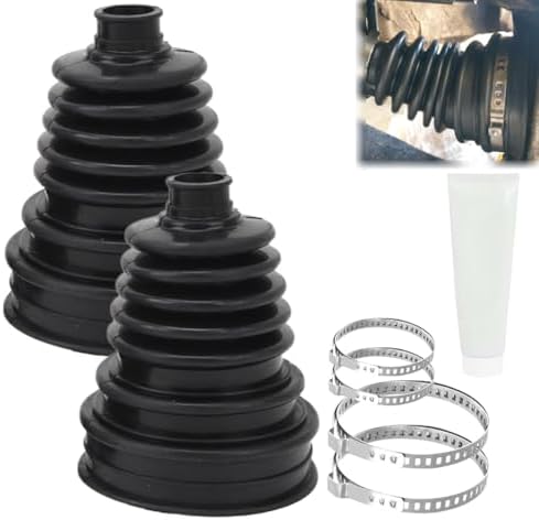 Amazon.com: 2 CV Boot Kits (Axle Boot Kits) with 4 Stainless Steel ...