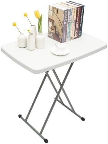 Amazon.com: Adjustable Folding Table, Portable Folding Table, Utility ...