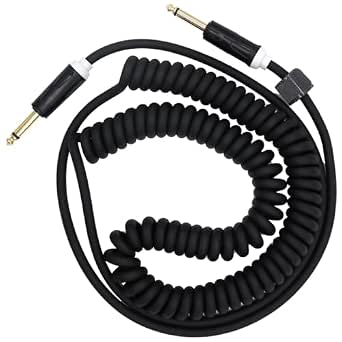 Coiled Guitar Cable Electric Instrument Cable 10 ft Curly Instrument ...