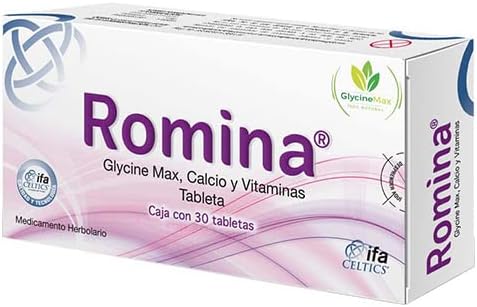 Romina (Isoflavonas y Vitaminas) Suplemento Alimenticio - Caja con 30 ...