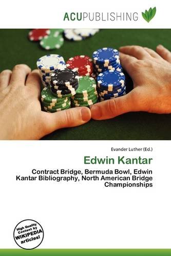 Amazon.co.jp: Edwin Kantar: Contract Bridge, Bermuda Bowl, Edwin Kantar ...