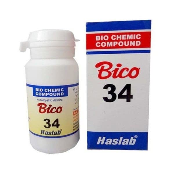 BIO COMBINATIONS 34 FALLING OF HAIR 20 GM HASLAB (pack of 2) : Amazon ...