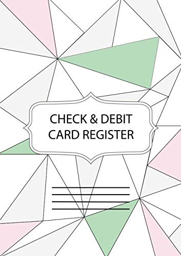 Check and Debit Card Register: Checking Account Register | Transaction ...