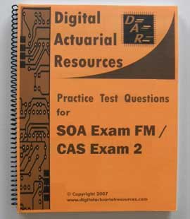Practice Test Questions for SOA Exam FM / CAS Exam 2: LLC Digital ...