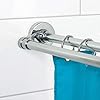Amazon.com: Zenna Home Rustproof Double Shower Curtain Rod, Double ...