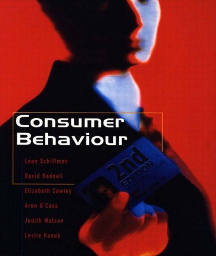 Consumer Behaviour: Amazon.co.uk: Schiffman, Leon, Bednall, David ...