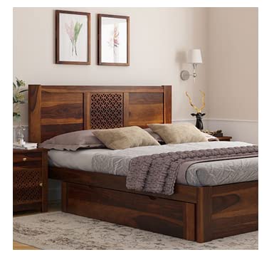 Chandra Shekhar EXPORTS Queen Size Bed Bedroom Wooden Double Beds ...