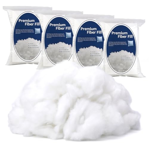 Snapklik.com : 500g/176oz Polyester Fiber Fill, Premium Fiber Fill ...