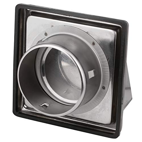 First4Spares 4″ Stainless Steel Cowl External Extractor Wall Vent ...